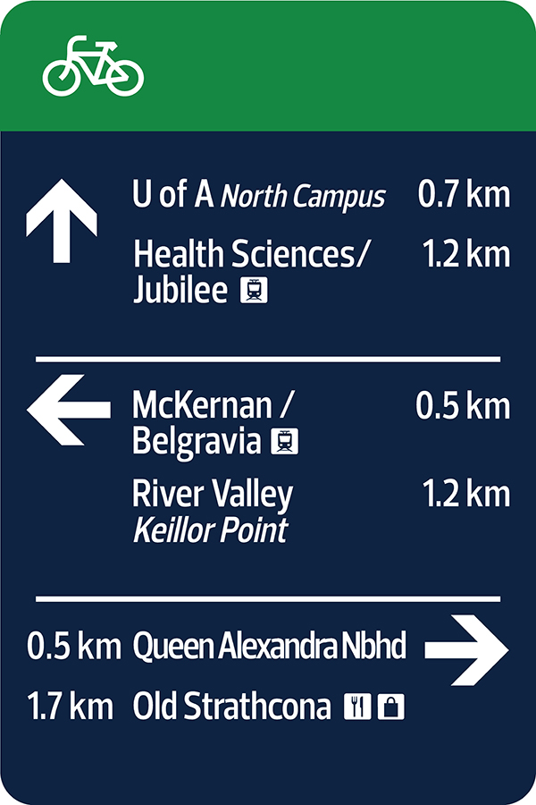 Bike Route Wayfinding | City of Edmonton