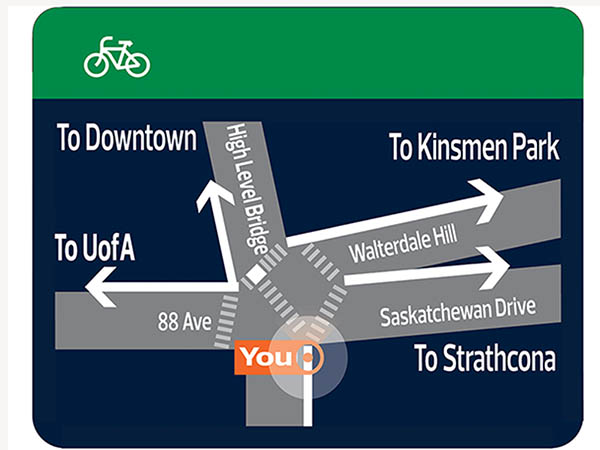 Bike Route Wayfinding | City of Edmonton