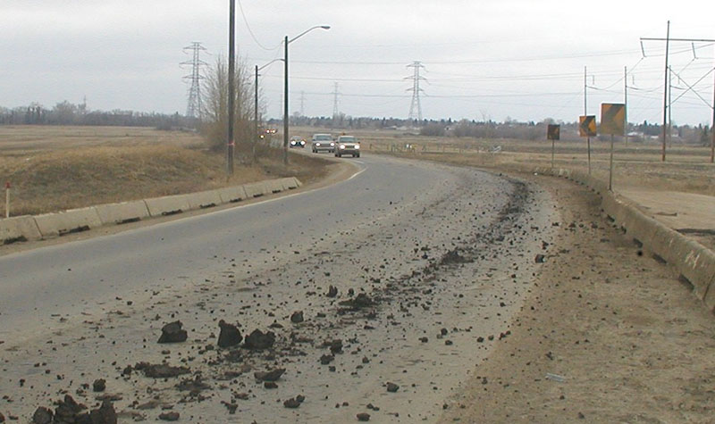Dirt Tracked on a Roadway | City of Edmonton